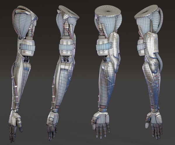 ArtStation - Robot Arm 3D | Game Assets