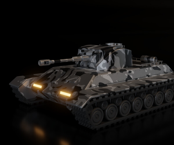 ArtStation - Fictional Tank With Procedural and Customizable Materials ...