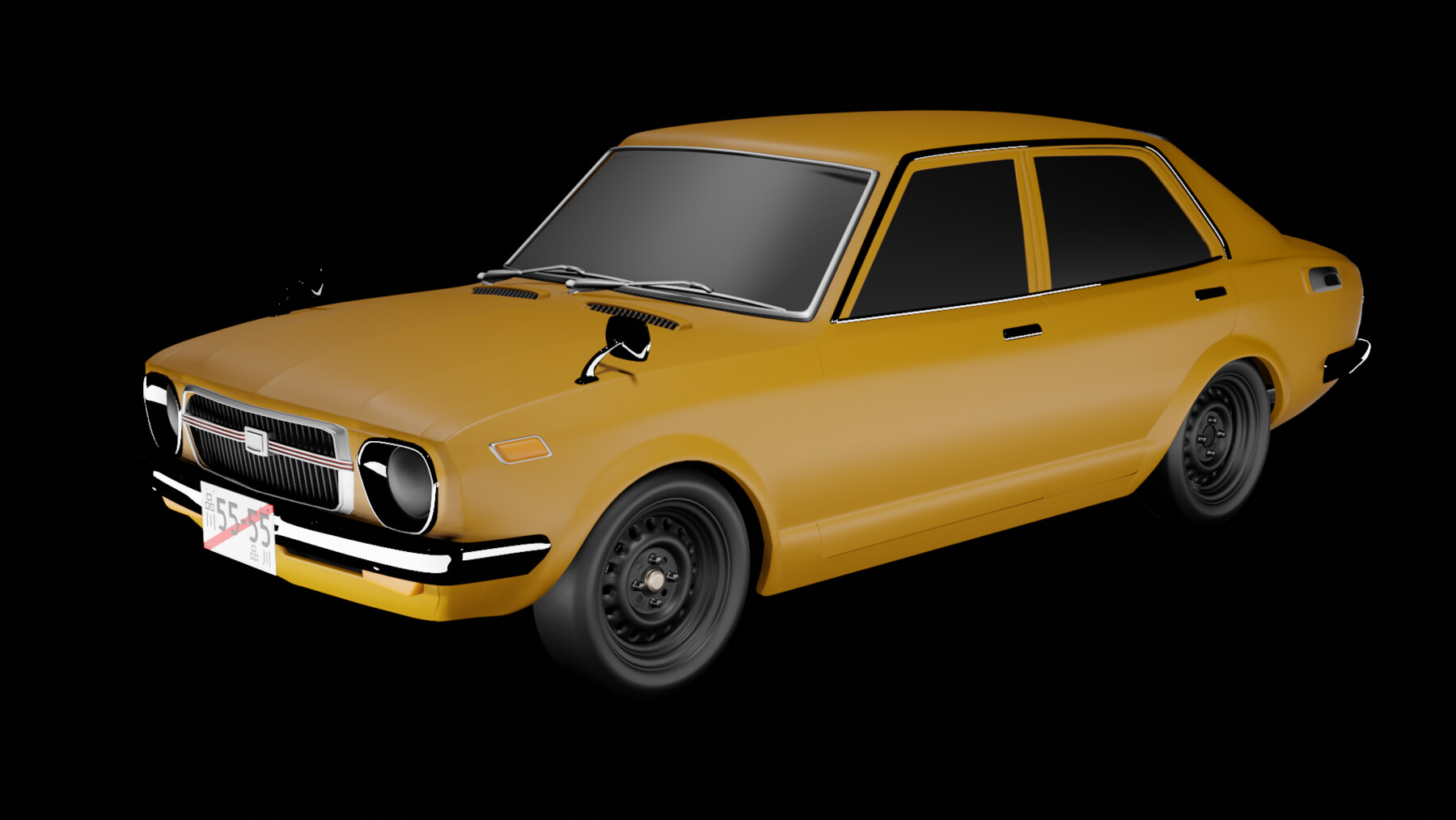 ArtStation - TOYOTA Sprinter TE20 4dr sedan solid body | Game Assets