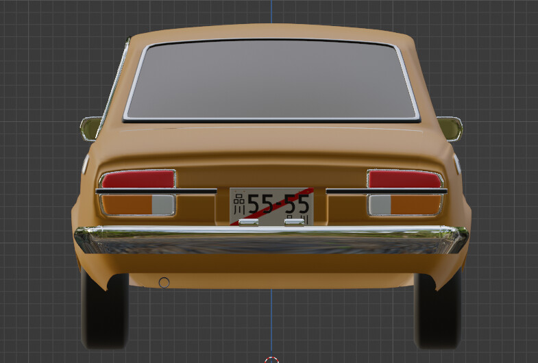 ArtStation - TOYOTA Sprinter TE20 4dr sedan solid body | Game Assets