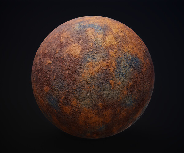 ArtStation - Realistic rust substance material | Game Assets