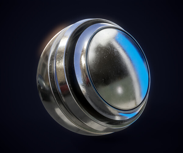ArtStation - Fast realistic metal substance material | Game Assets