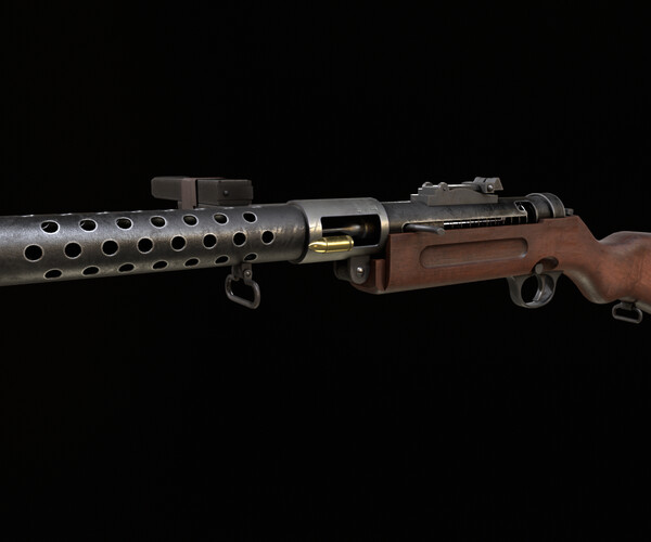 ArtStation - MP-28 II gun | Game Assets