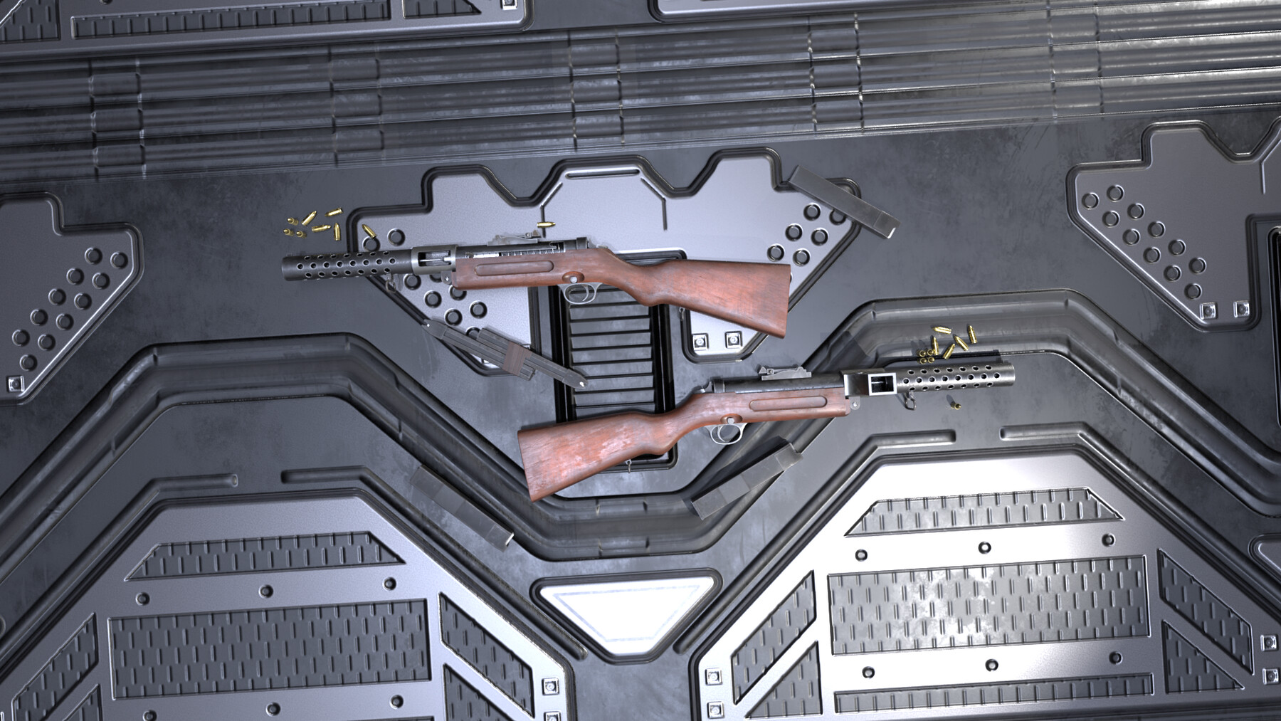 ArtStation - MP-28 II gun | Game Assets