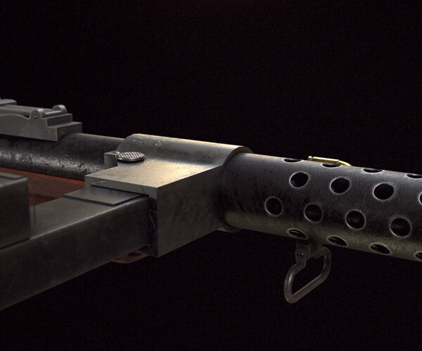 ArtStation - MP-28 II gun | Game Assets