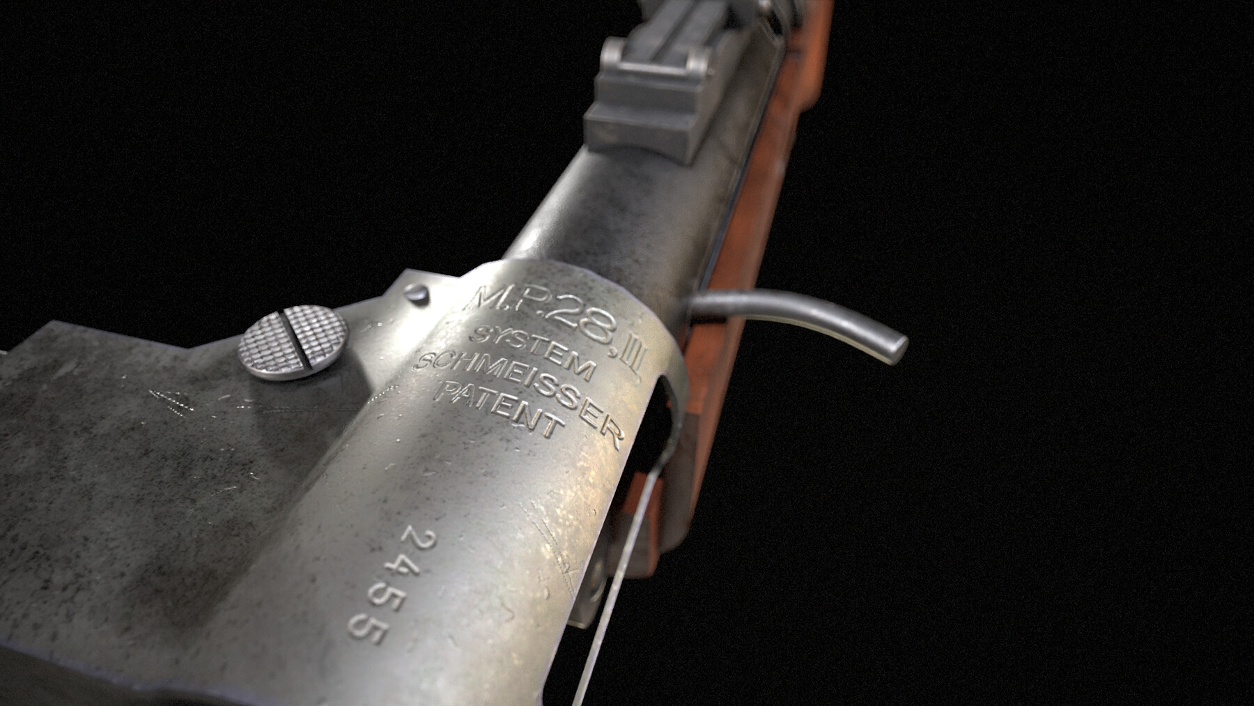 ArtStation - MP-28 II gun | Game Assets