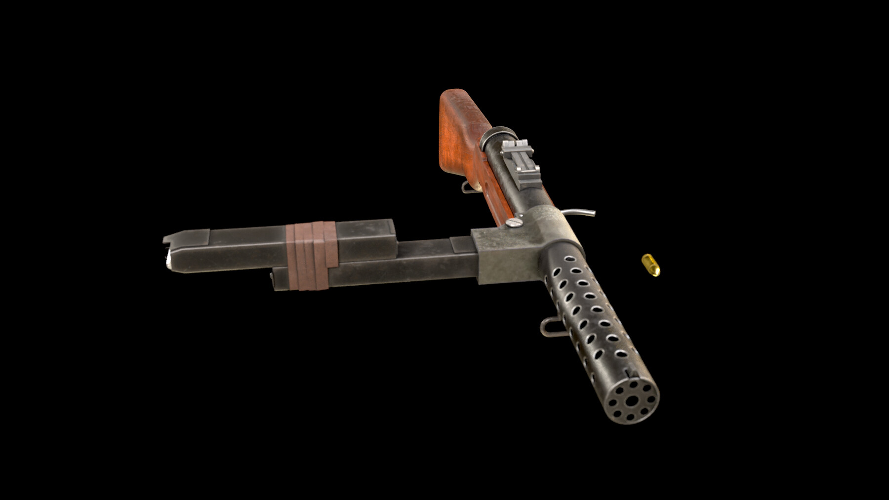 ArtStation - MP-28 II gun | Game Assets