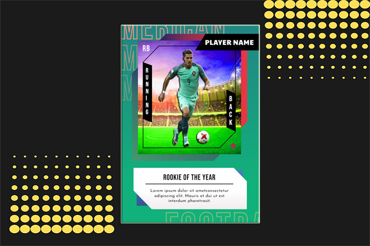 ArtStation - Soccer Card Photoshop template | Artworks