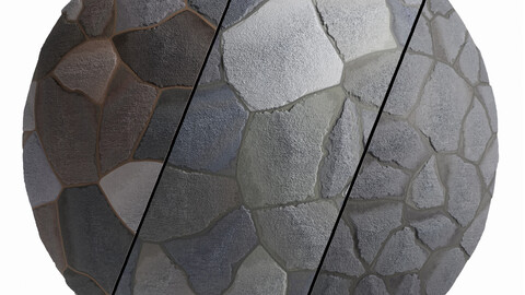 ArtStation - Ston Wall Material 12- Stone Wall Decorative Pbr 4k ...