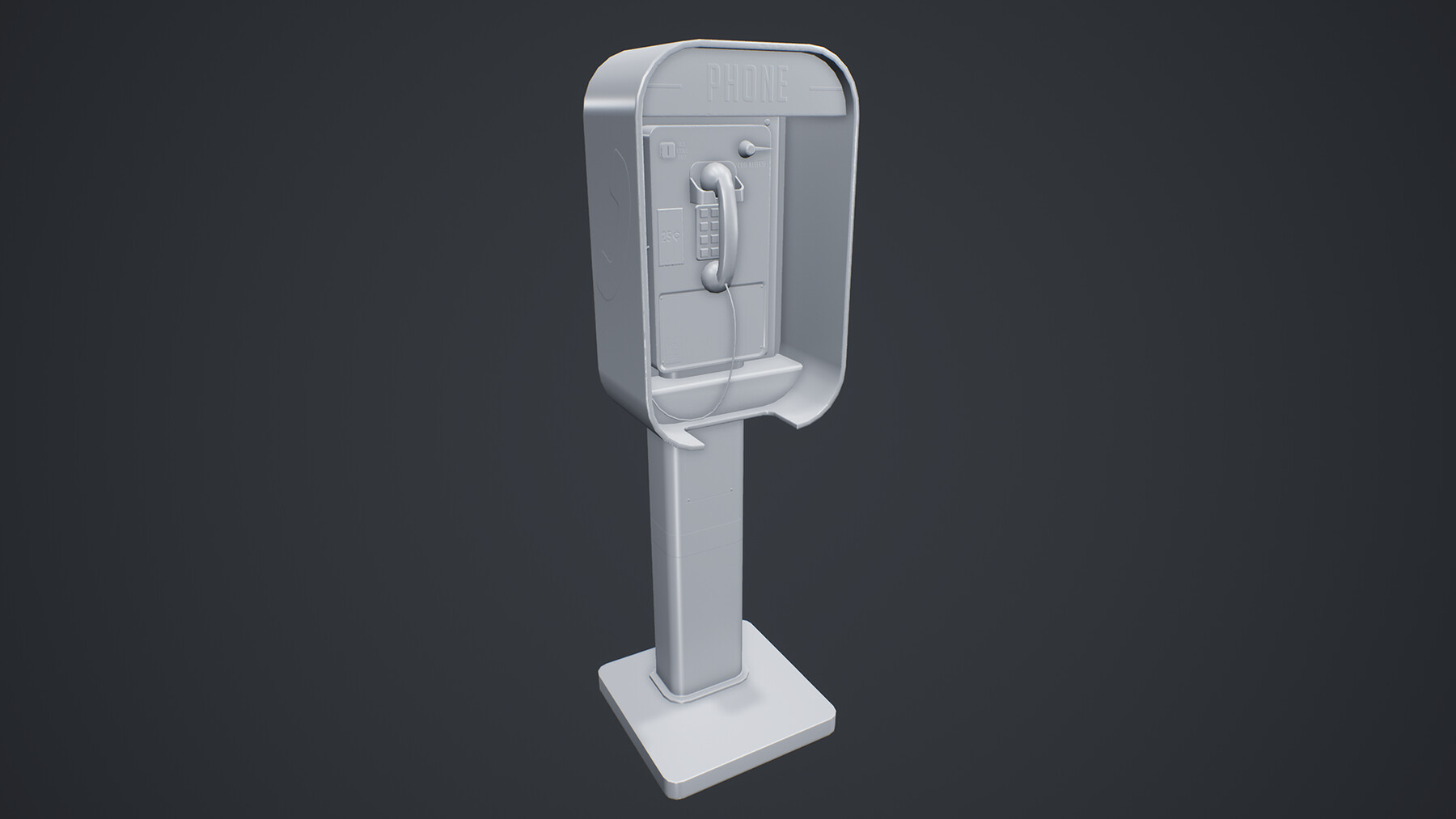 ArtStation - Stylized Phone Booth | Game Assets