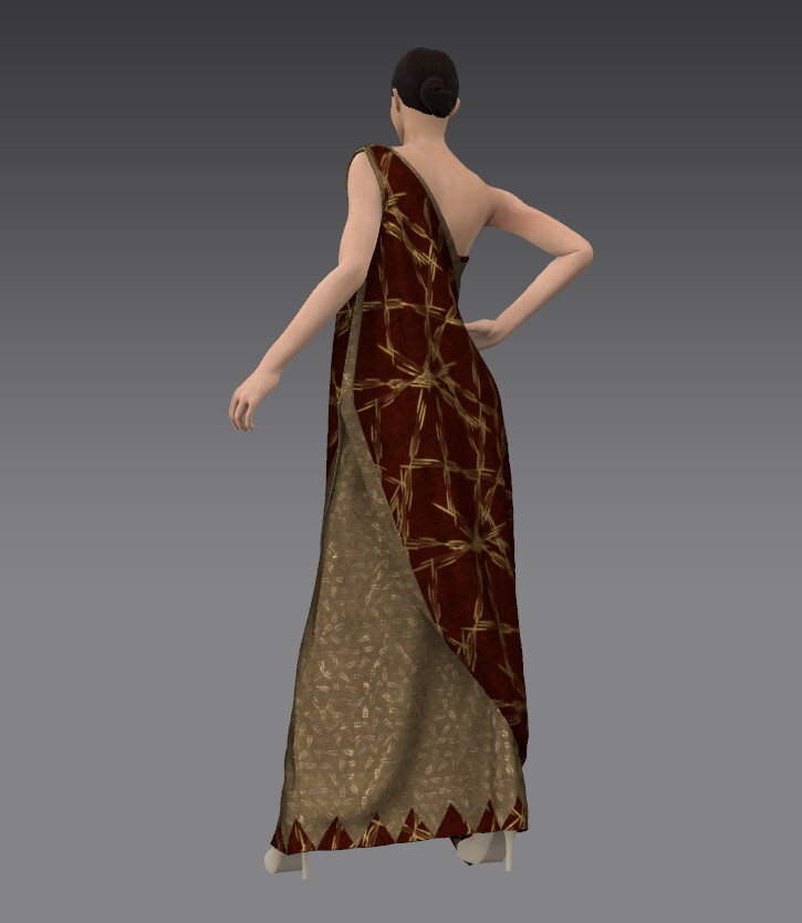 ArtStation - indian dress | Game Assets