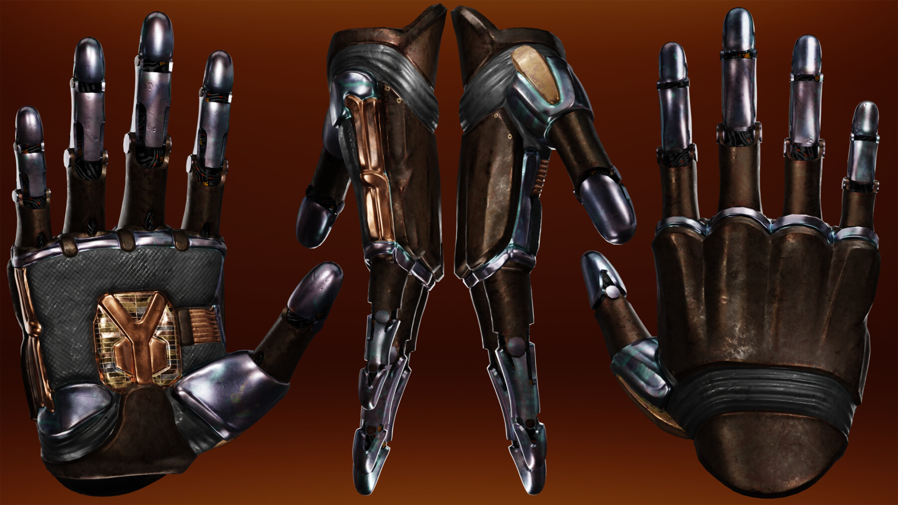 ArtStation - Humanoid Robot Arm 3D | Game Assets