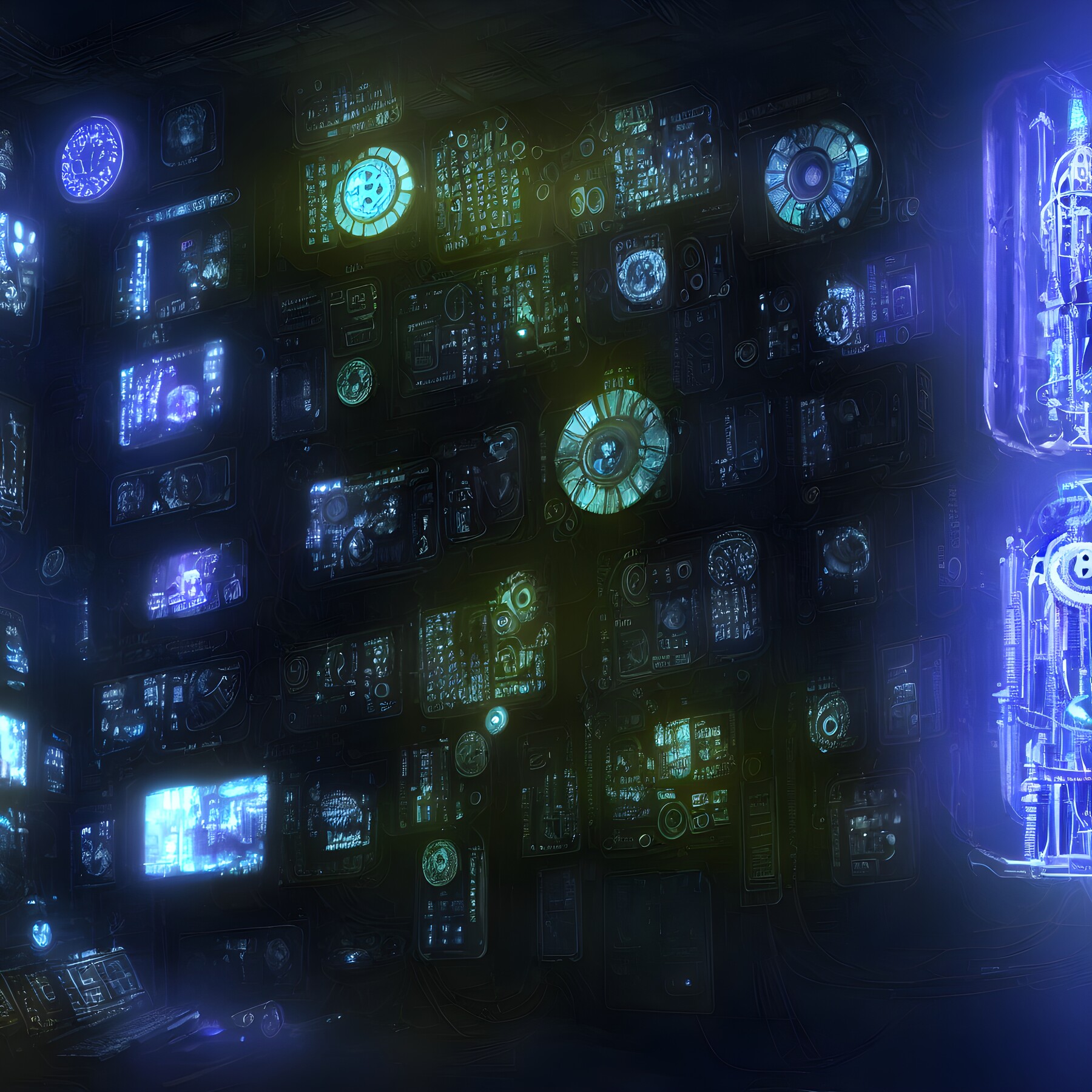 ArtStation - God from machine : Steampunk computer pack | Artworks