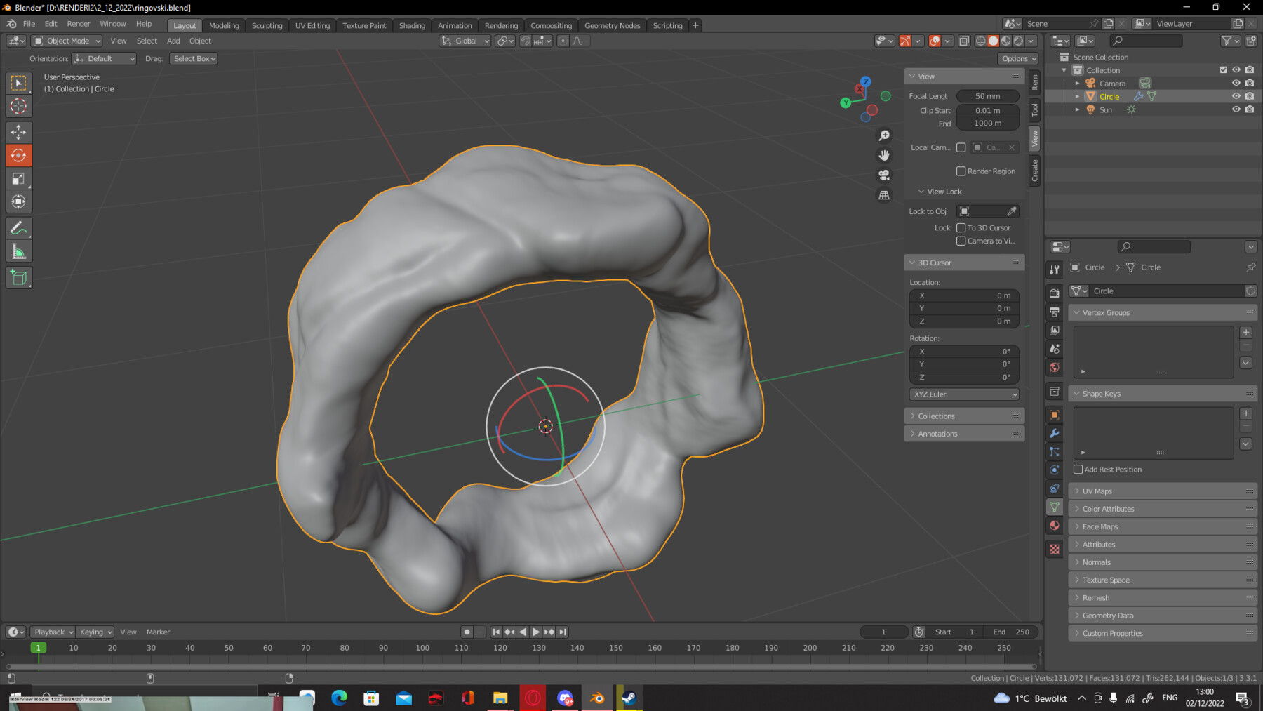 ArtStation - Ring model | Resources