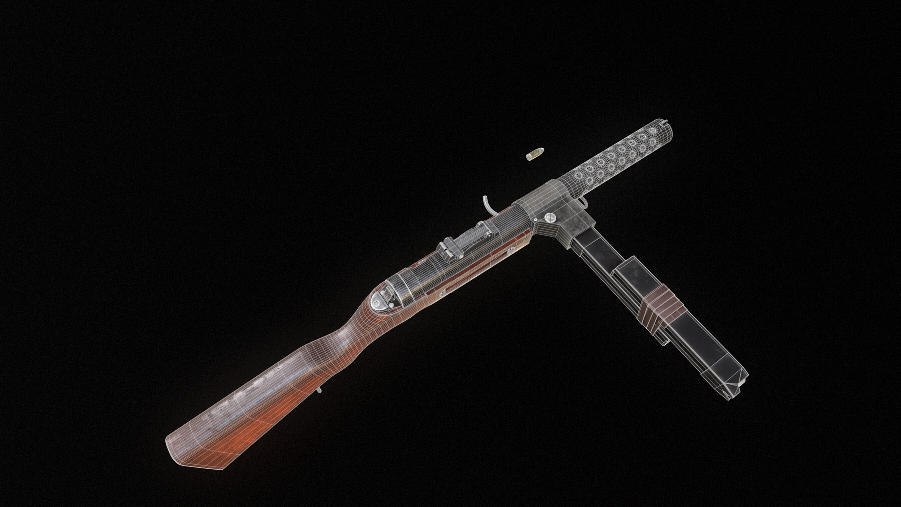 ArtStation - MP-28 II gun | Game Assets