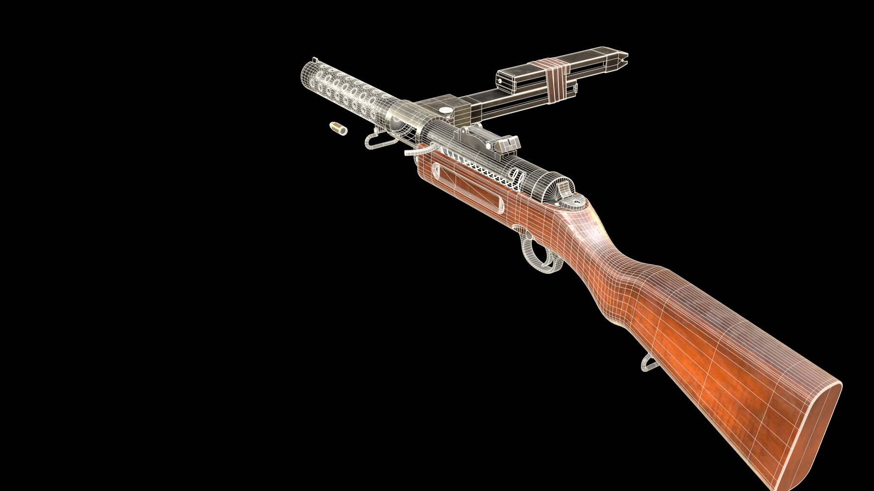 ArtStation - MP-28 II gun | Game Assets