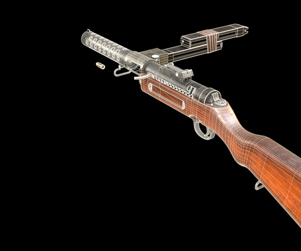 ArtStation - MP-28 II gun | Game Assets