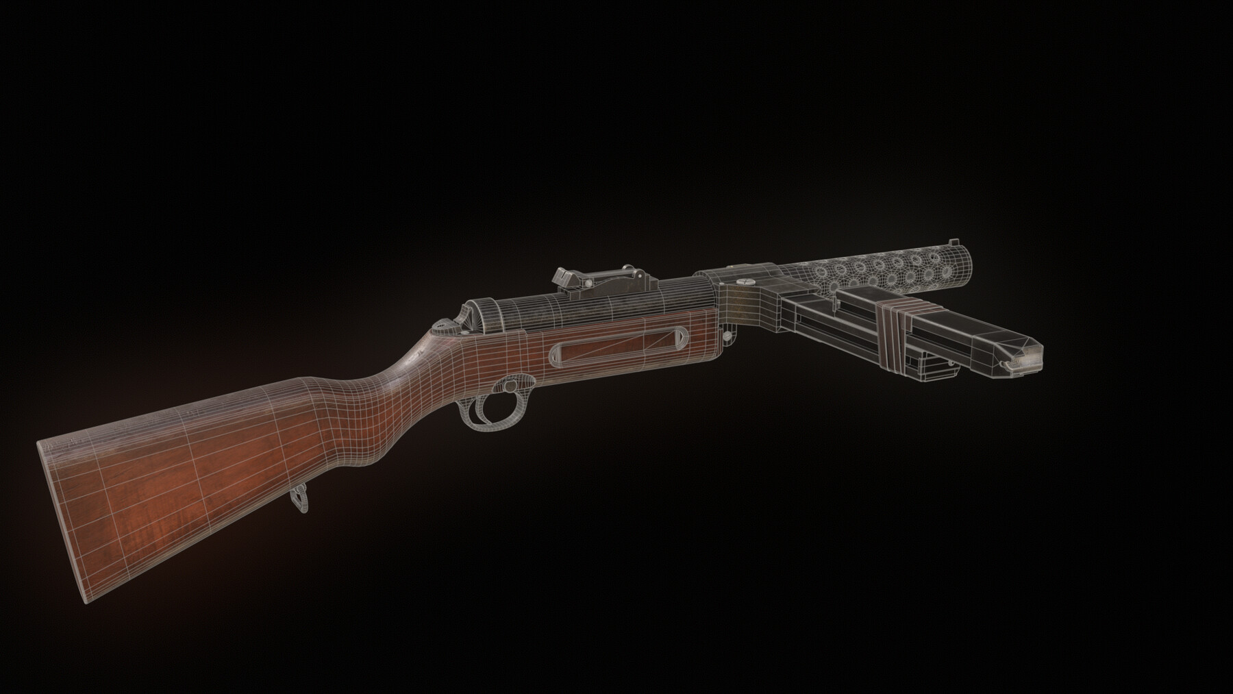 ArtStation - MP-28 II gun | Game Assets