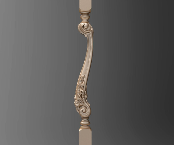 ArtStation - 3D model for CNC baluster | Resources
