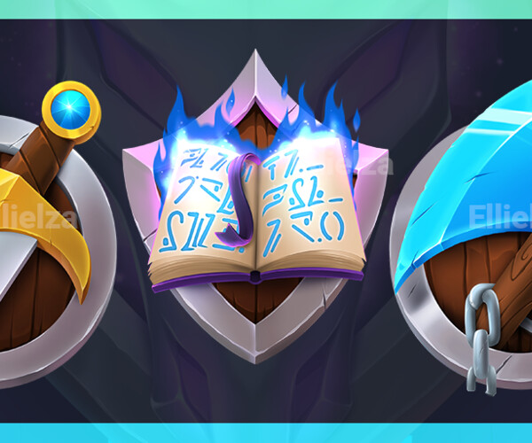 ArtStation - Class Emblem Icon Pack | Game Assets