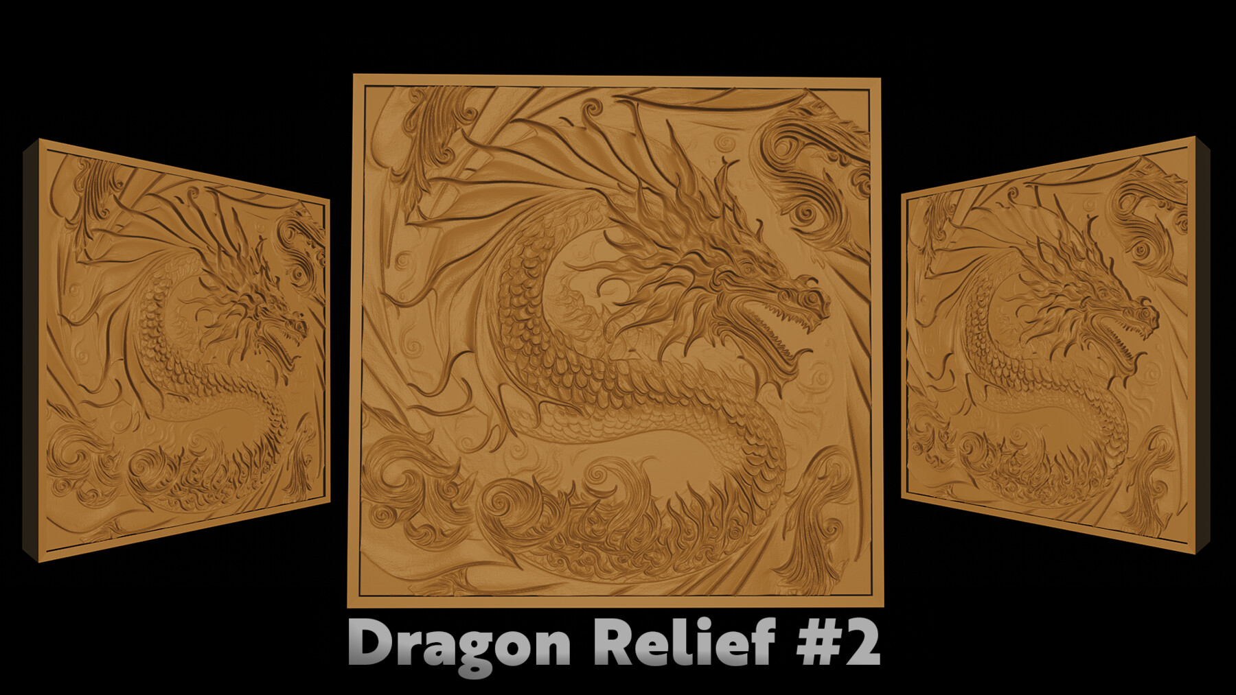 ArtStation - Dragon Relief #2 | Resources