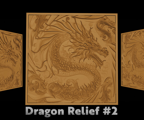 ArtStation - Dragon Relief #2 | Resources
