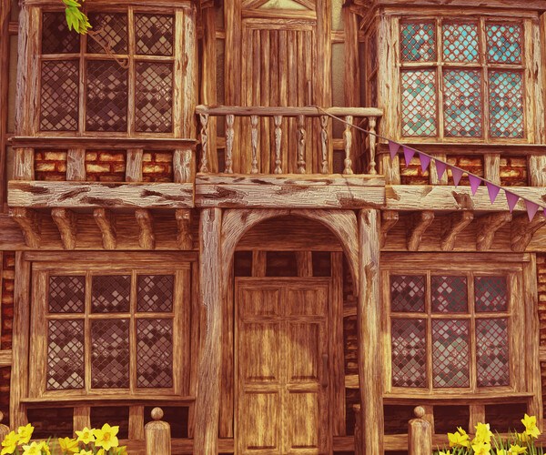 ArtStation - Fantasy Town | Game Assets