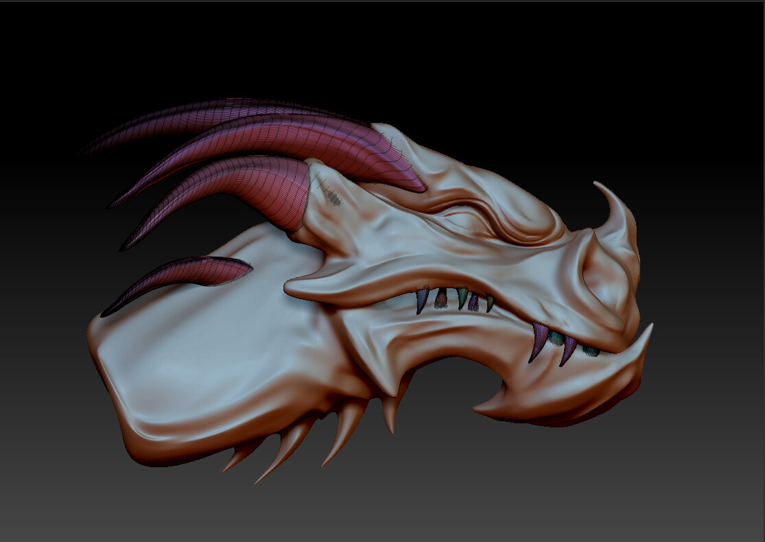ArtStation - Dragon head | Resources
