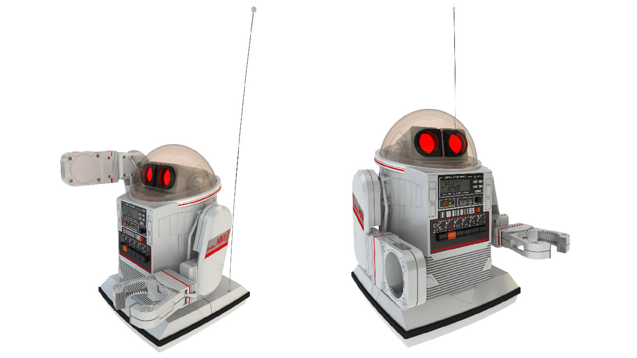 ArtStation - TOMY OMNİBOT MK2 - 3D Model | Resources