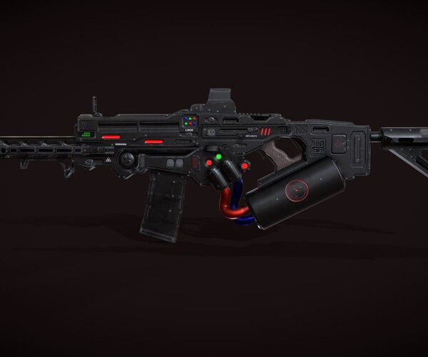 ArtStation - Assault Rifle | Game Assets