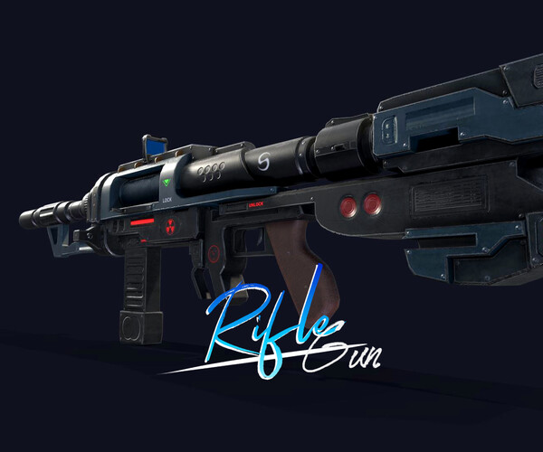ArtStation - Assault Rifle | Game Assets