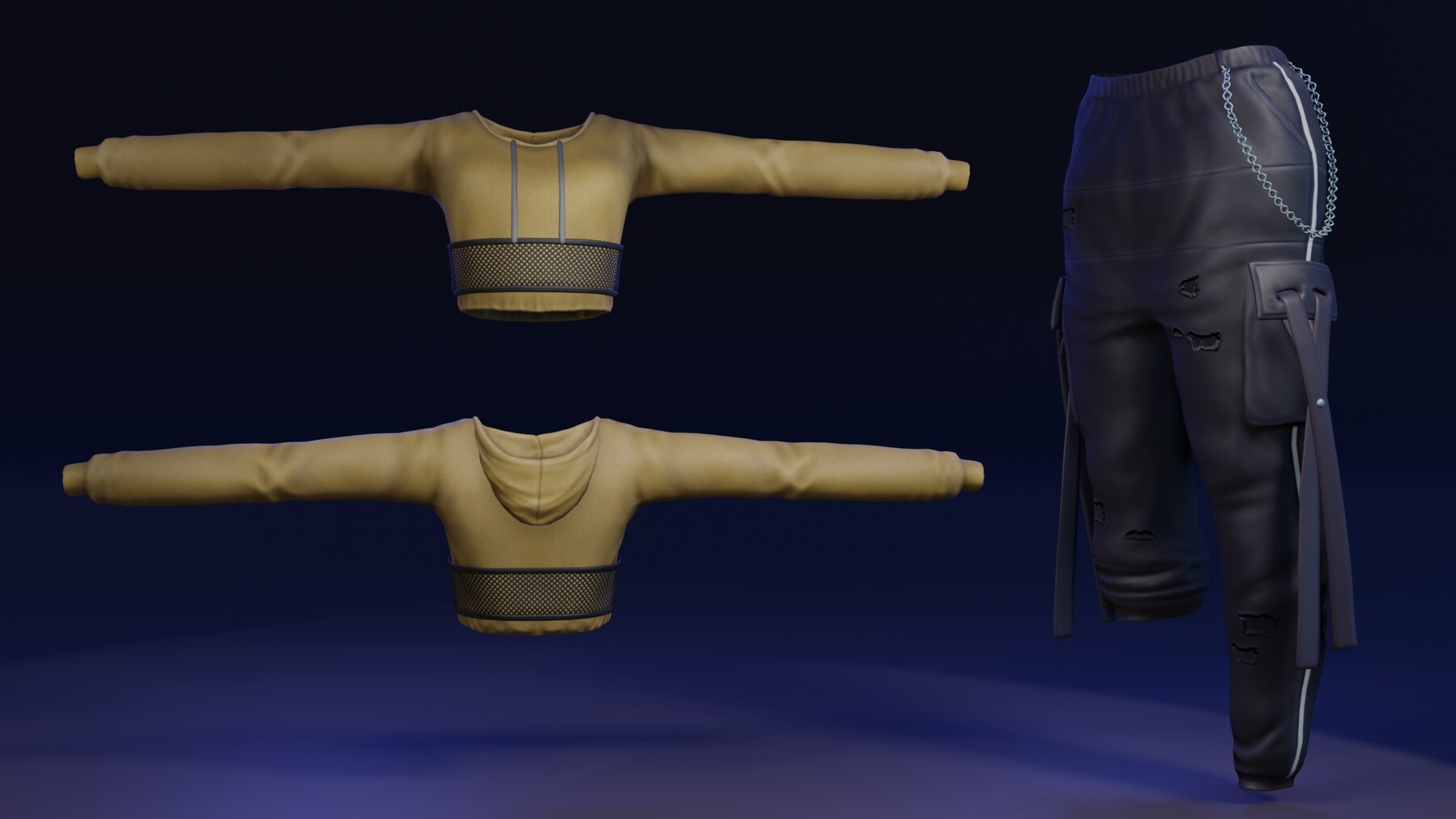 ArtStation - Free Outfit: Urban Outfit | Game Assets