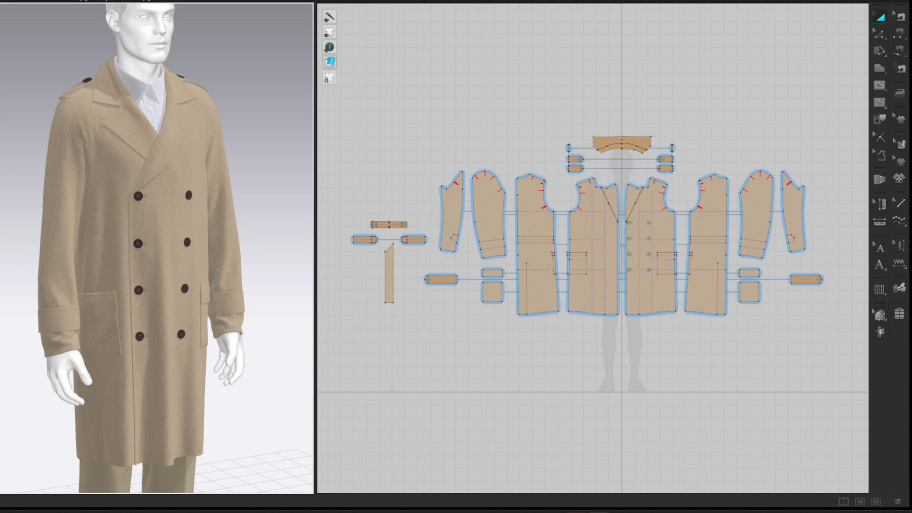 ArtStation - Military Coat, Marvelous Designer, Clo +obj, fbx | Resources