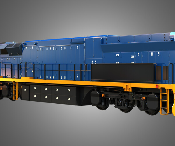 ArtStation - C44aci Locomotive | Resources