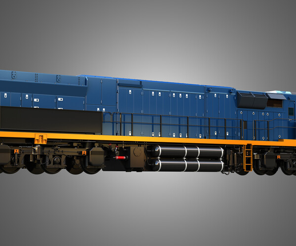 ArtStation - C44aci Locomotive | Resources