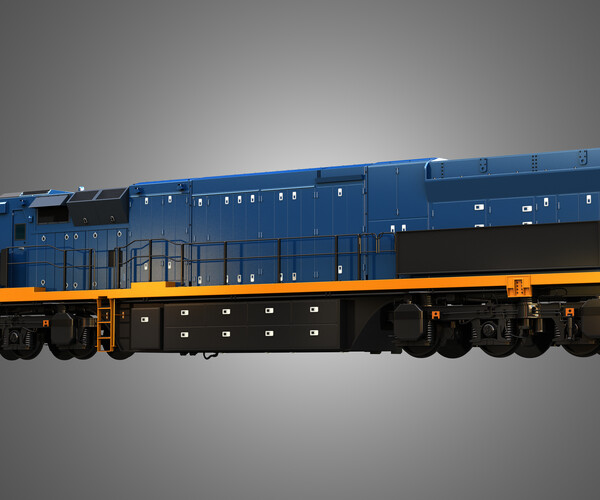ArtStation - C44aci Locomotive | Resources
