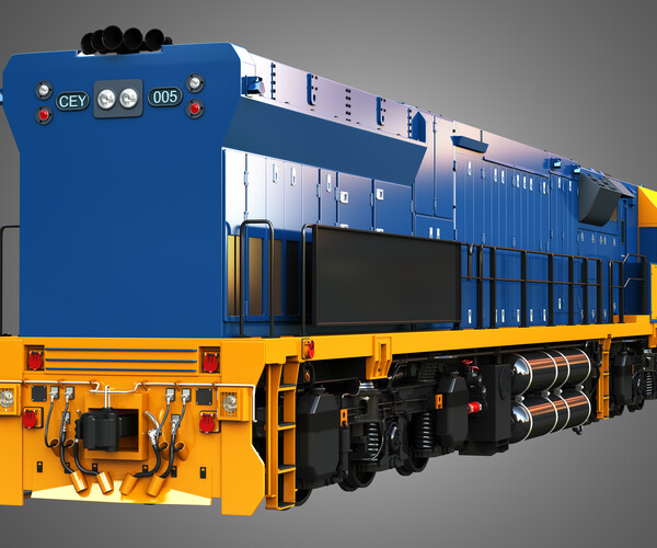 ArtStation - C44aci Locomotive | Resources