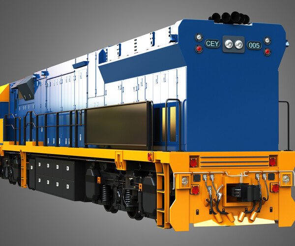 ArtStation - C44aci Locomotive | Resources