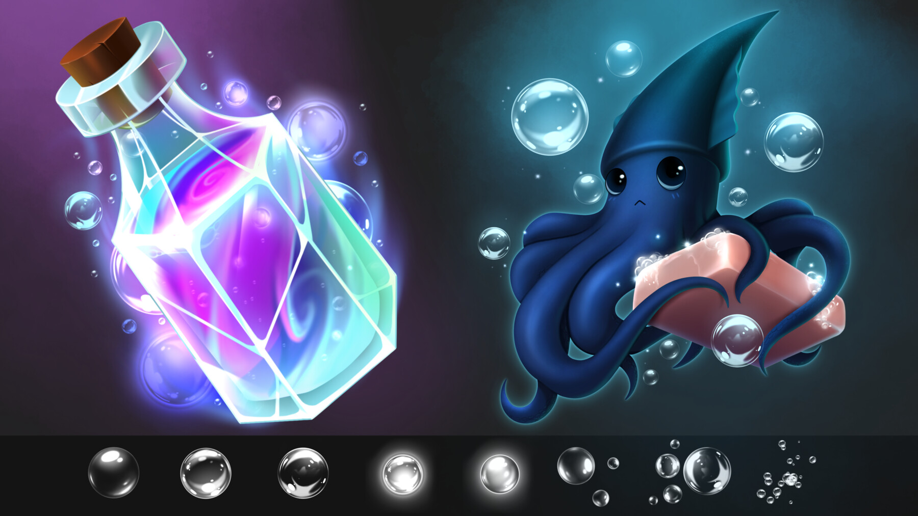 ArtStation - Bubble brush set for Procreate | Brushes