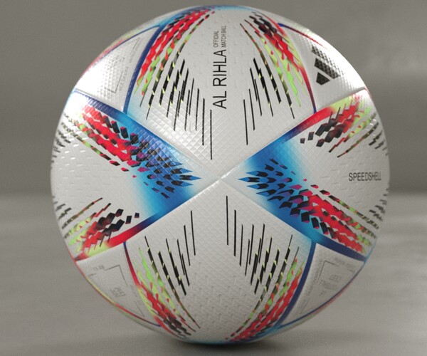 ArtStation - Ball Adidas Al Rihla world cup 2022 football | Game Assets