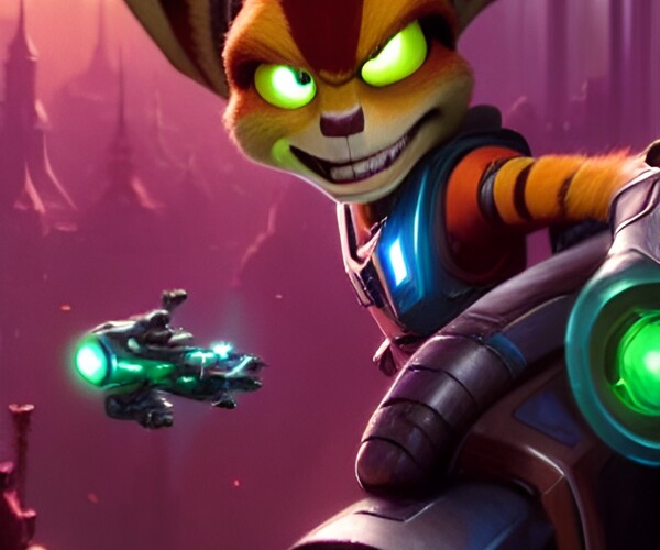 ArtStation - ratchet and clank fanart 13600 jpg pack wombo art | Artworks