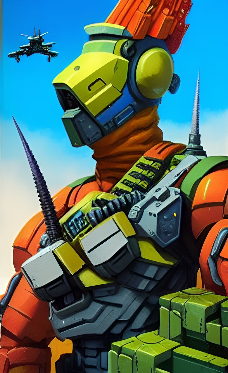 ArtStation - bastion overwatch pet bird 16700 jpg pack wombo art | Artworks