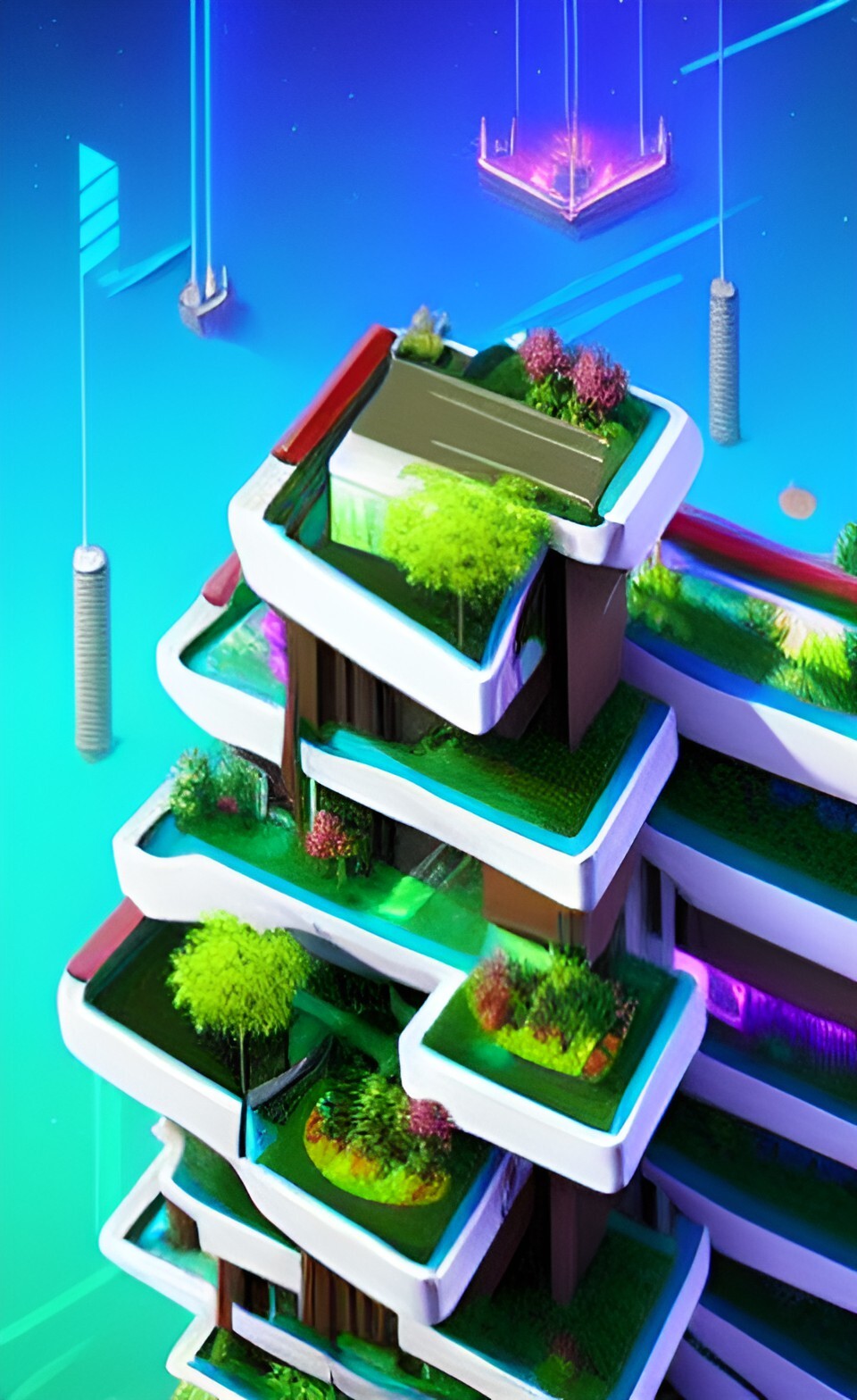 ArtStation - solarpunk apartment 4200 jpg pack wombo art | Artworks