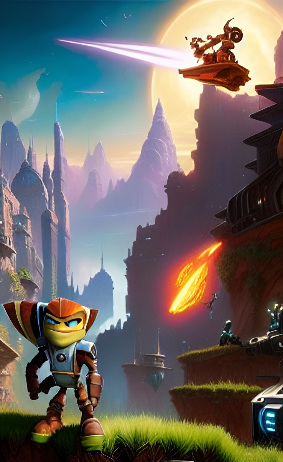 ArtStation - ratchet and clank fanart 13600 jpg pack wombo art | Artworks