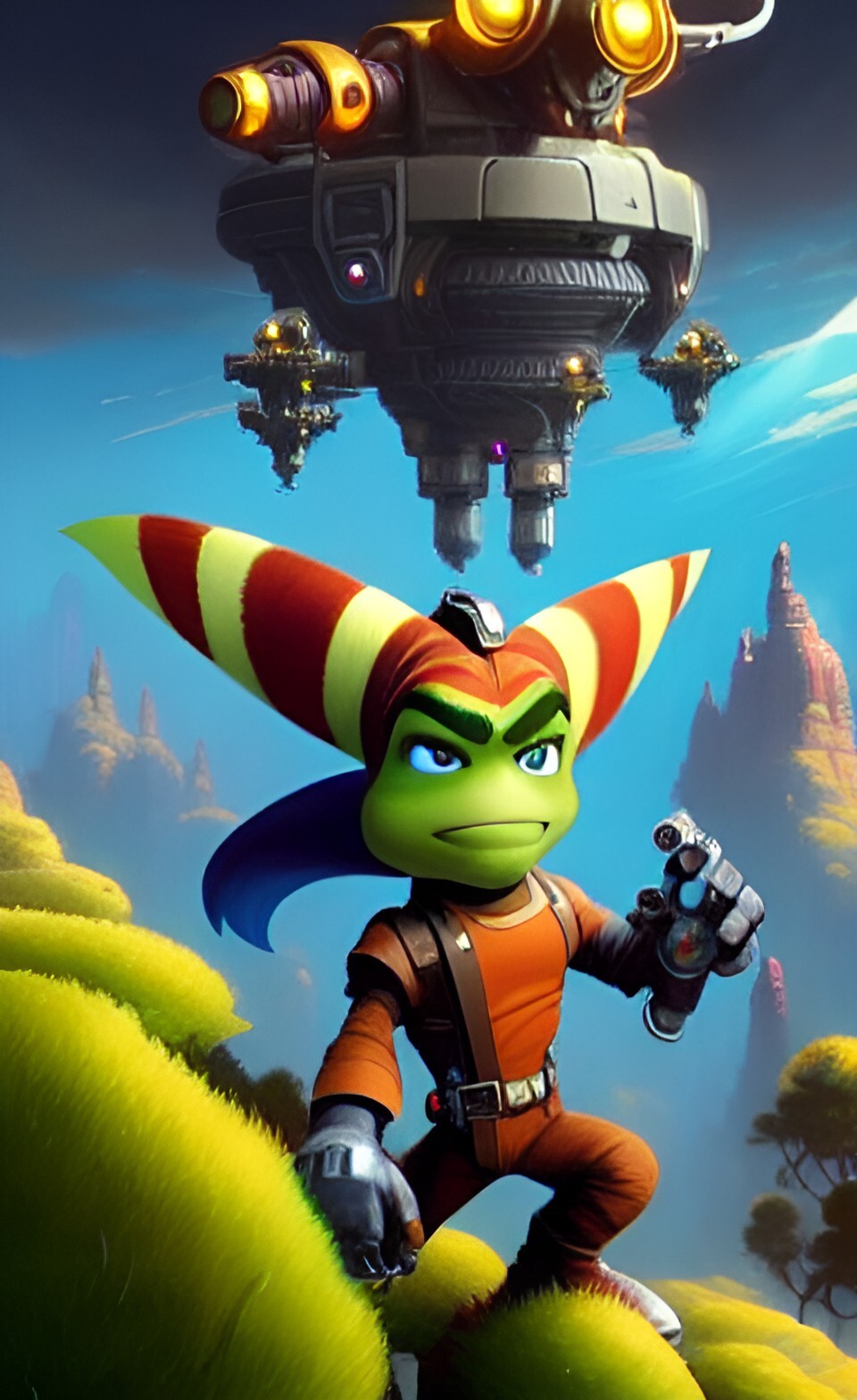 ArtStation - ratchet and clank fanart 13600 jpg pack wombo art | Artworks