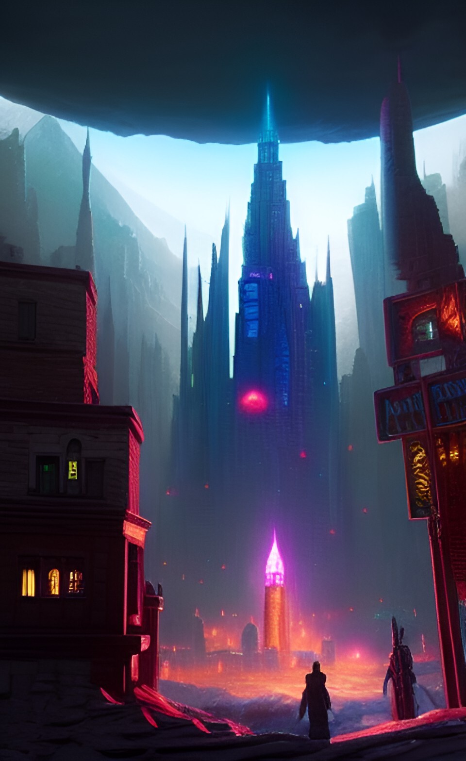 ArtStation - wizard tower in downtown manhattan 5900 jpg pack wombo art ...