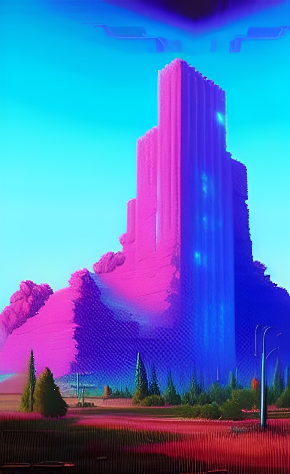 ArtStation - crystal synthwave monolith 8100 jpg pack wombo art | Artworks