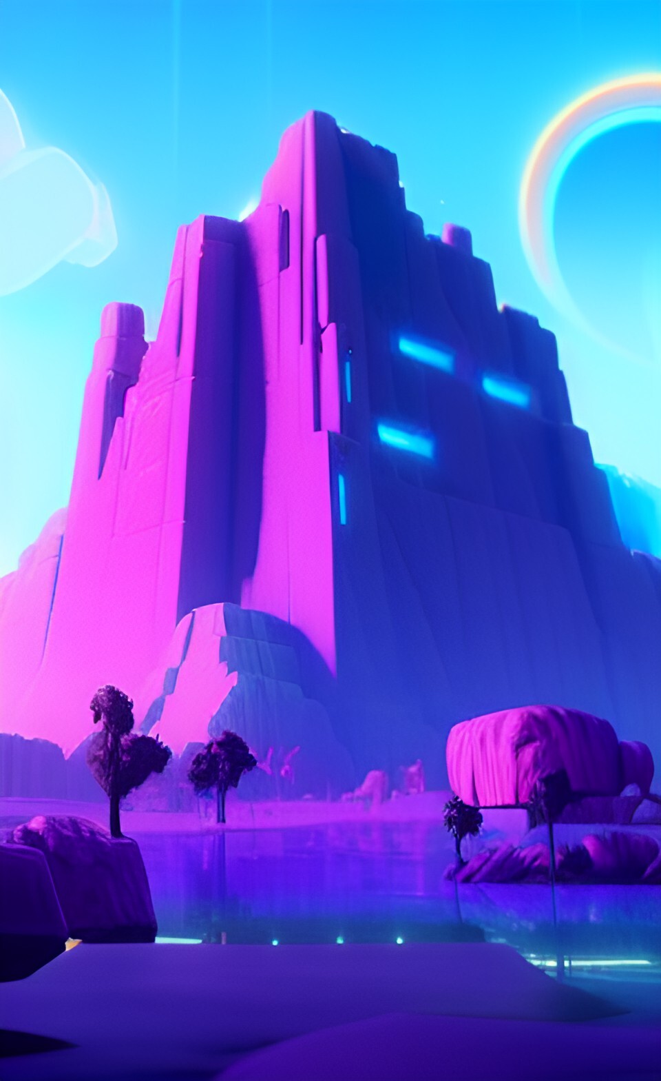 ArtStation - crystal synthwave monolith 8100 jpg pack wombo art | Artworks