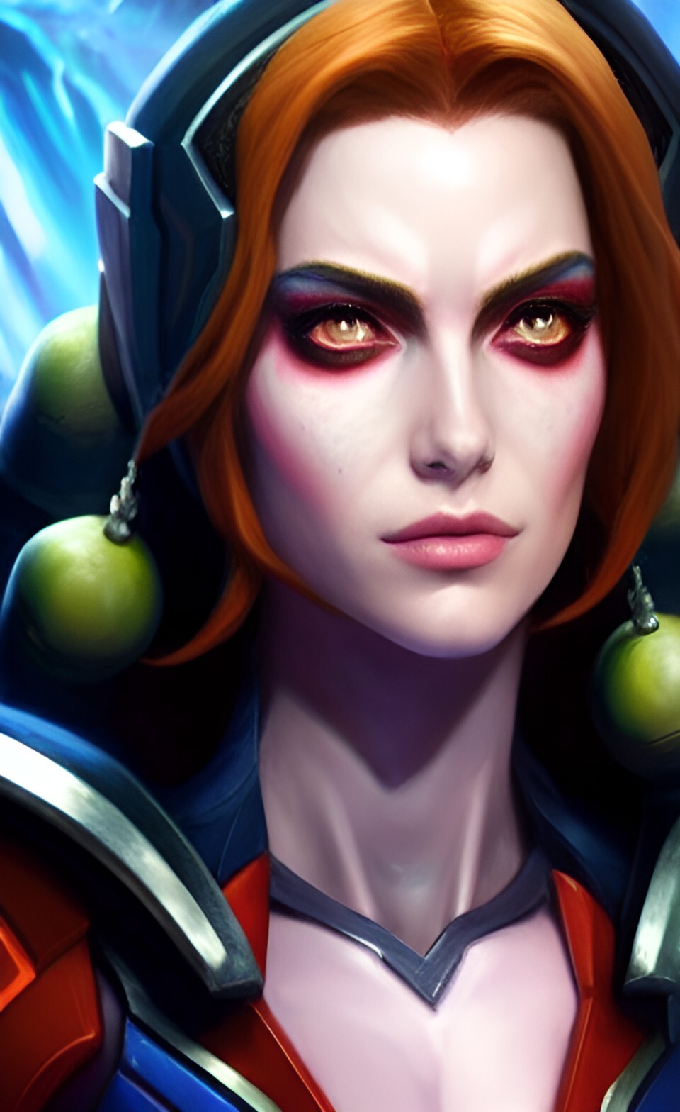 ArtStation - lunarpunk portrait of katarina 7100 jpg pack wombo art ...