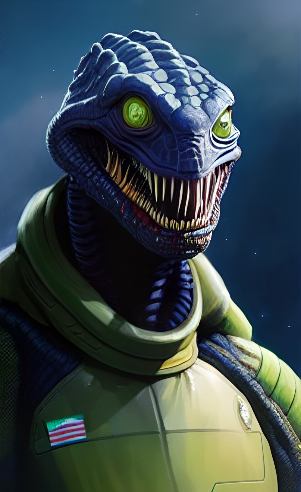 ArtStation - reptile alien in a space suit 7300 jpg pack wombo art ...
